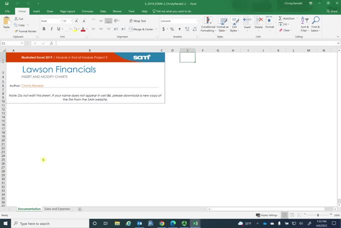 Excel Module 4 Project #2