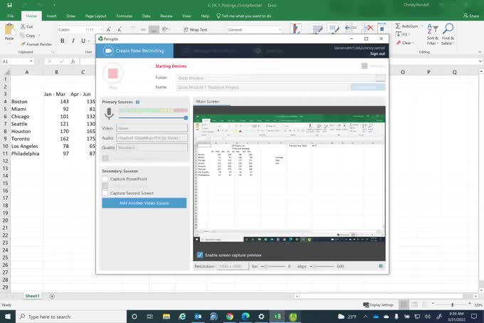 Excel Module 1 Textbook Project