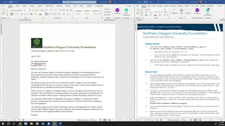 Word Module 3 EOM Project 1